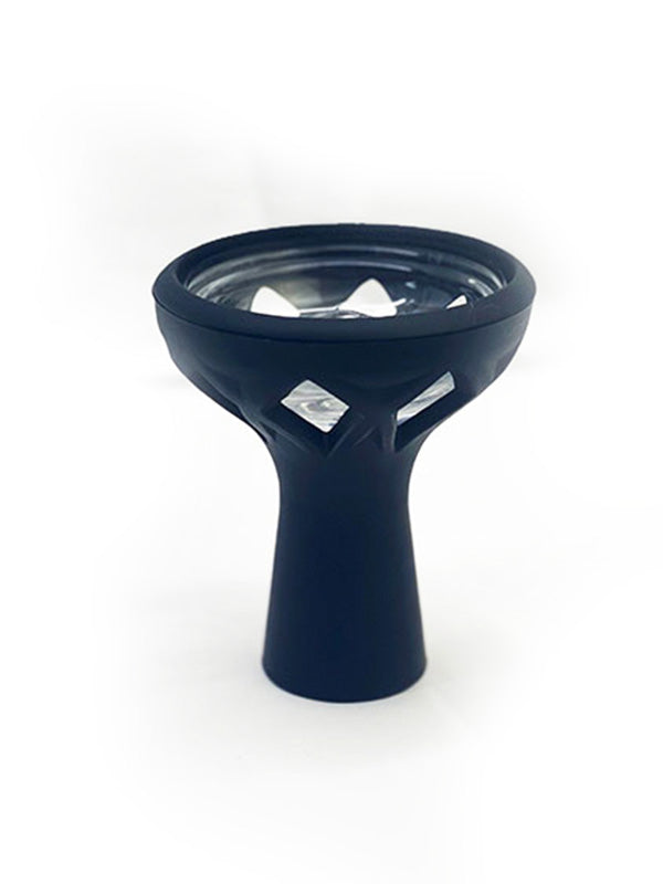 Silicone Crystal Funnel Head - Black – Shisha World